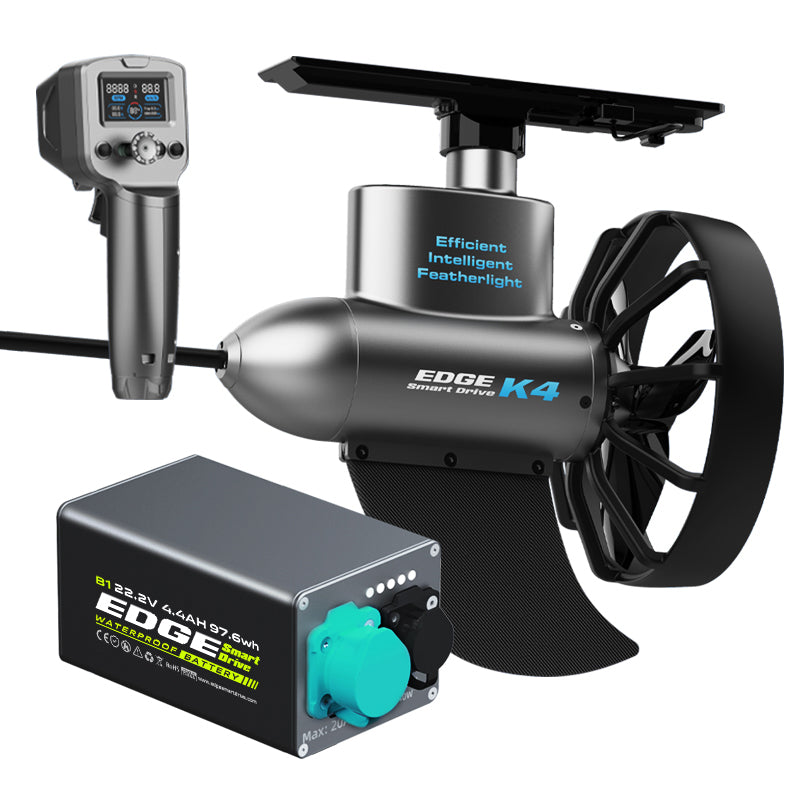 $579 - EDGE K4 400W Wireless Kayak Motor | 9.8km/h – Edge Smart Drive USA